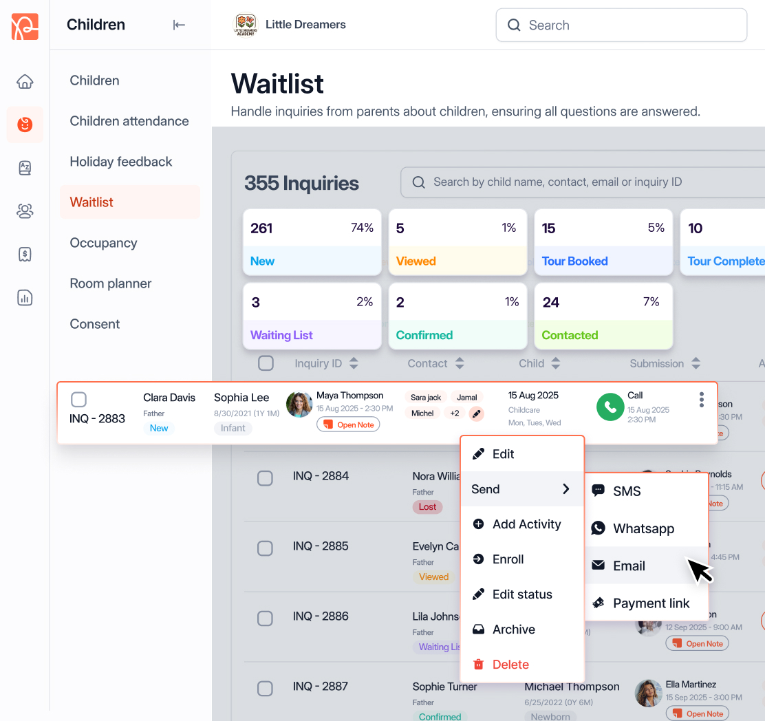 Parent Kita App | Verwaltungs-Softwarelösung für die Kindergarten